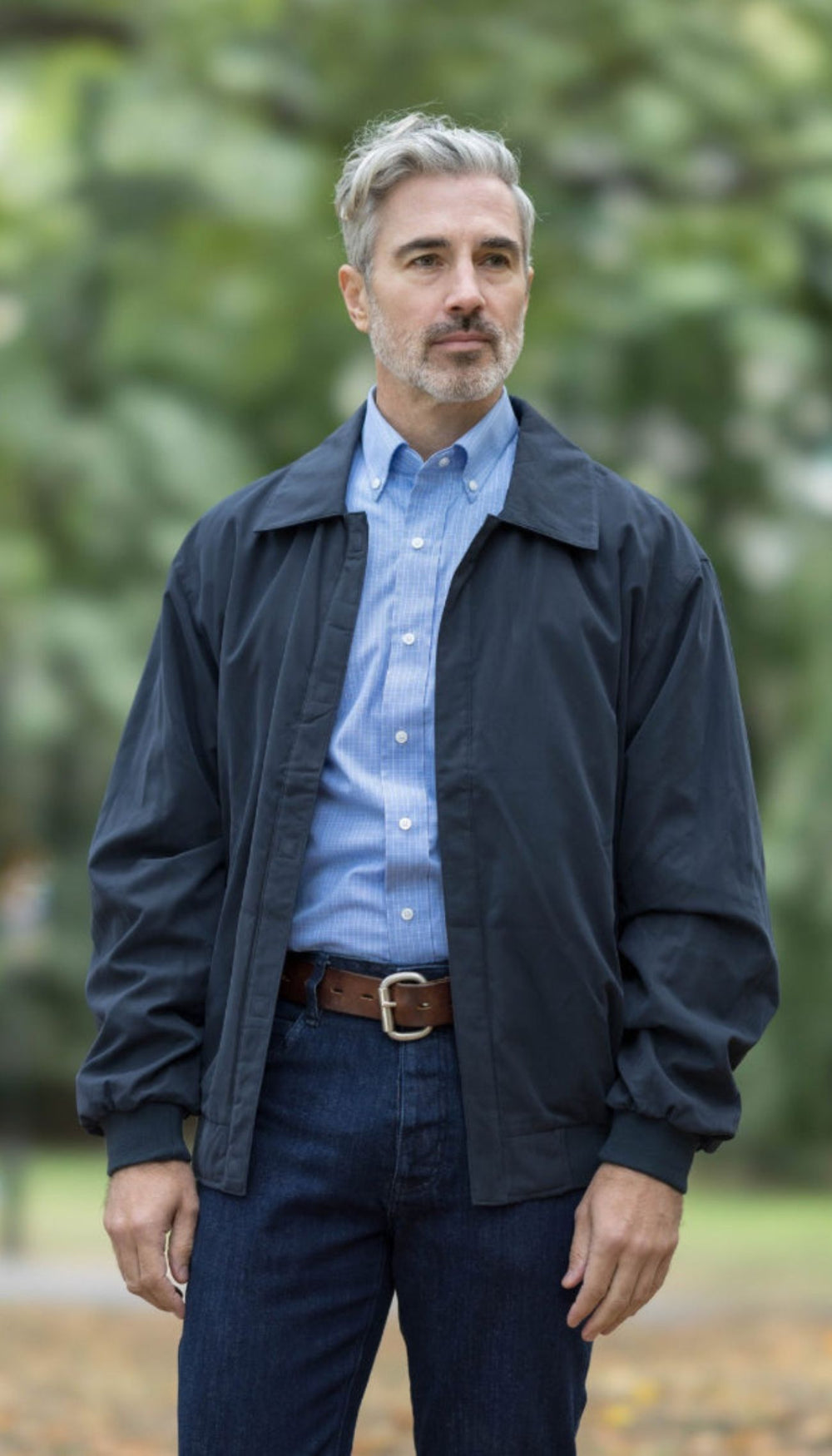 MAGNAREADY® X WEATHERPROOF MICROFIBER GOLF JACKET WITH MAGNETIC CLOSUR
