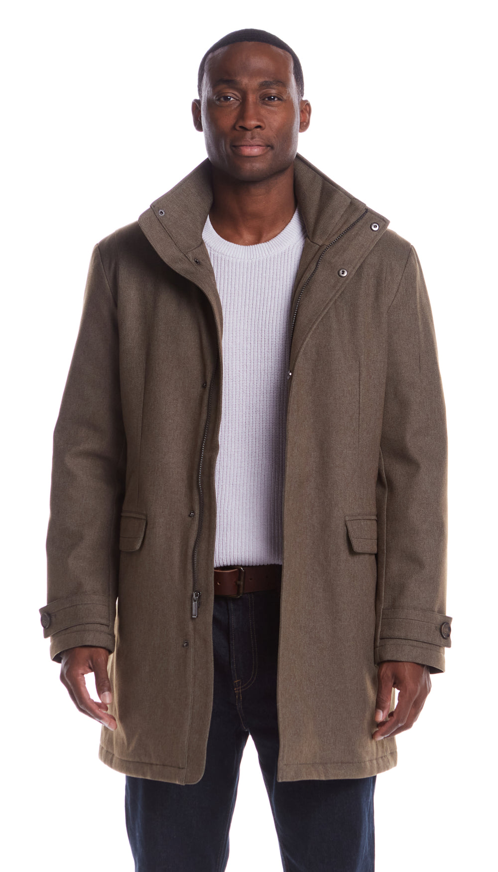 Men's Twill Tech Overcoat | Weatherproof®