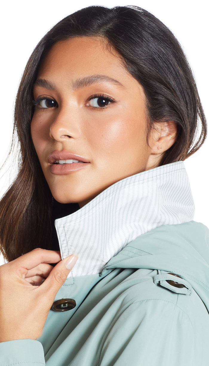 BUTTON FRONT A-LINE TOPPER